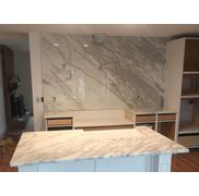 Quartzite island and Quartz countertops on kitchen by International ...