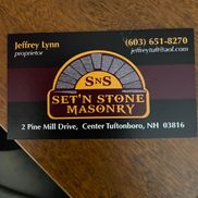 set 'n stone masonry - Center Tuftonboro Area - Alignable