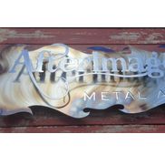 I creat hand cut burnet metal art. Flat and dimensional by AFTER IMAGE ...