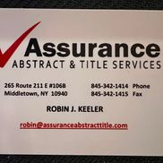 Assurance Abstract & Title Services - Middletown, NY - Alignable