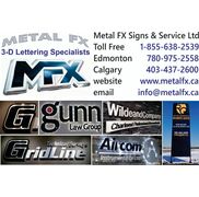 Metal FX Signs, Lighting & Bucket Truck Service - Alignable