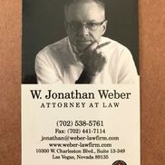 W. Jonathan Weber, Attorney at Law - Las Vegas, NV - Alignable