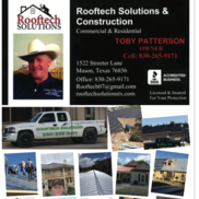 Rooftech Solutions & Construction LLC - Mason, TX - Alignable