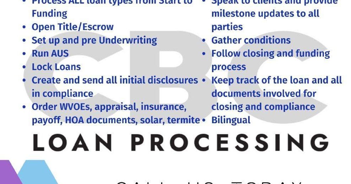 Contract Loan Processor , Lending - Alignable