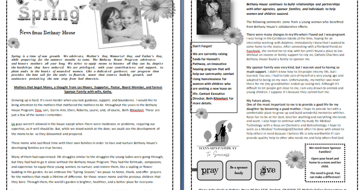 Here is our most recent newsletter., Nonprofit - Alignable