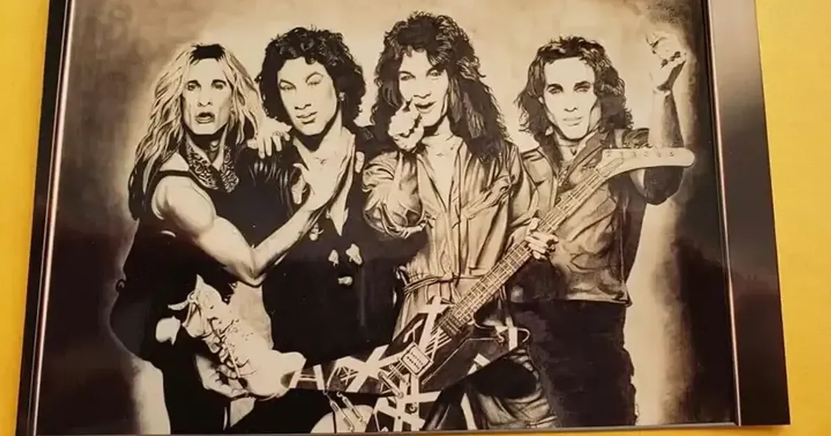 1982 was the Year I created this art piece of Van Halen., Artist ...