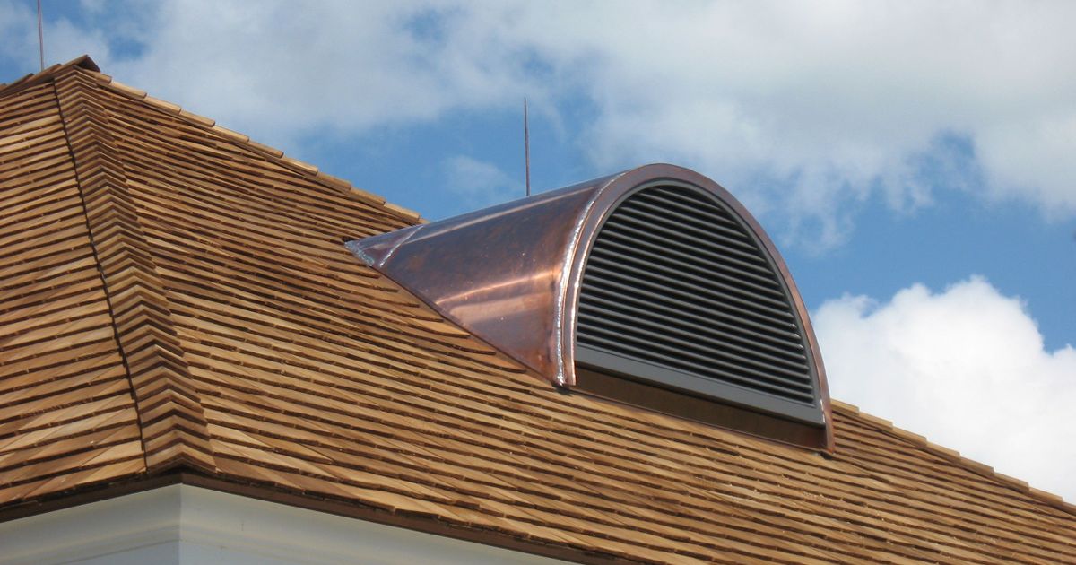Custom fabricated copper dormer on a new shake roof., Vero Beach South ...