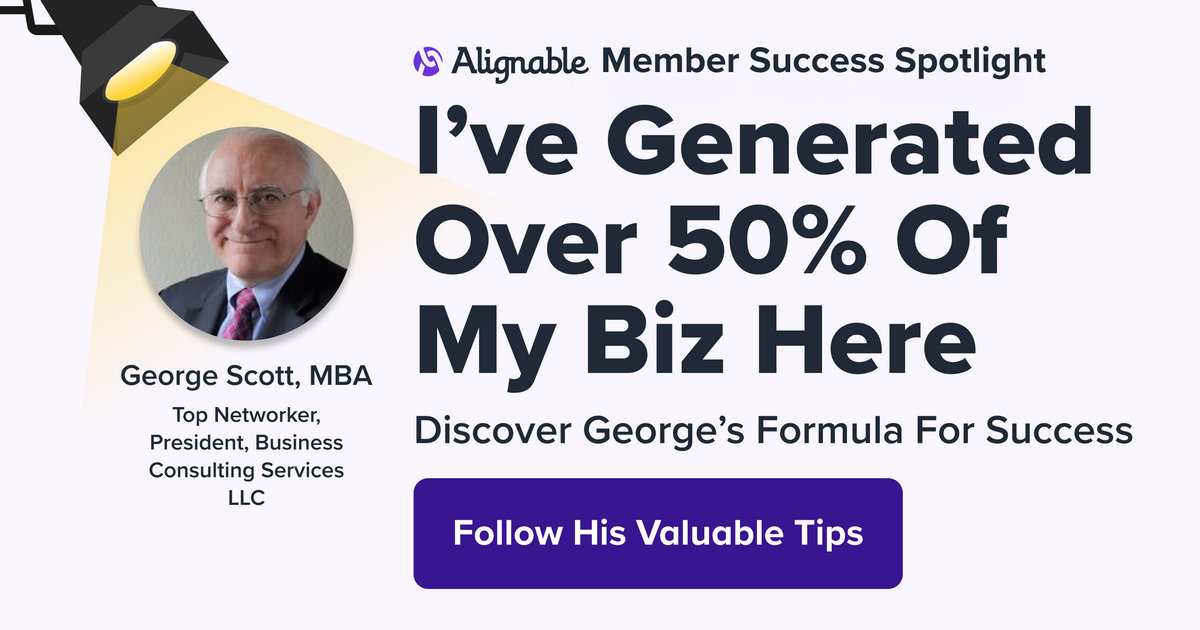 Business Networking Guru Shows You How It's Done - Alignable