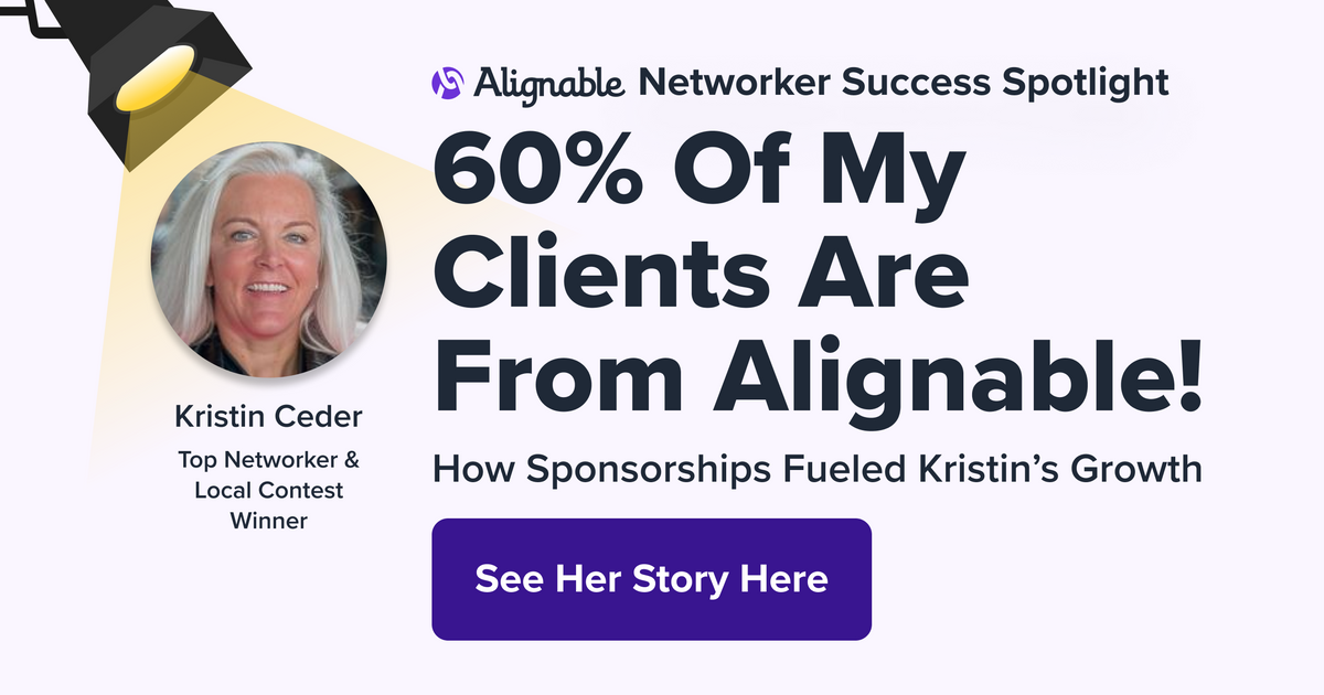 Alignable Sponsorships Helped Kristin's Business Surge - Alignable