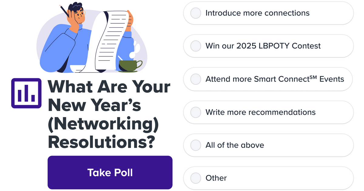 [POLL] -- What Are Your Networking Resolutions For 2025? - Alignable