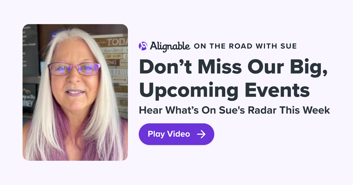 Great Events For The Week Of March 31st! - Alignable