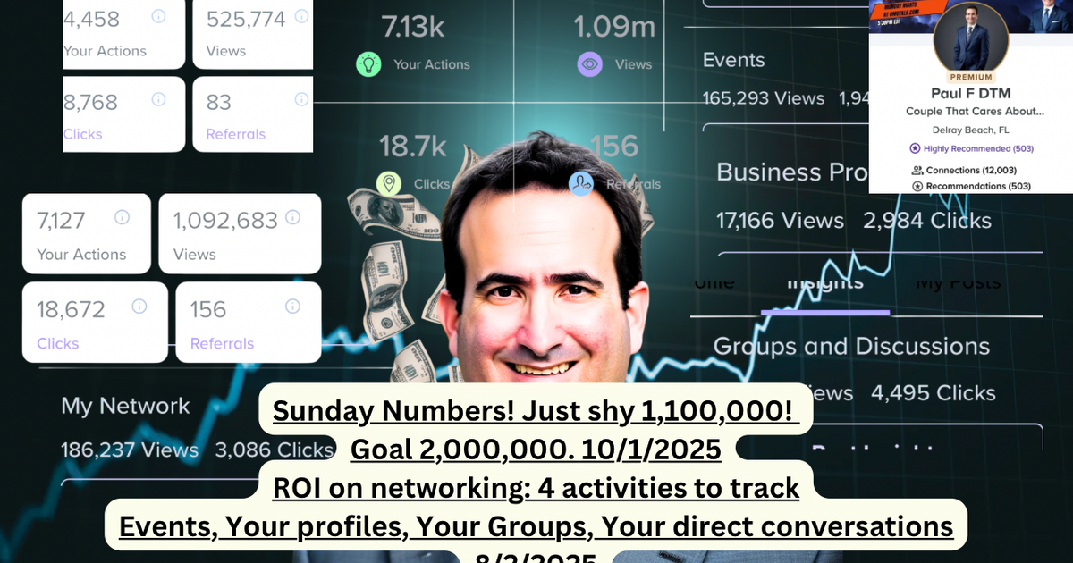 What are your networking stats for Sunday ?, All About Networking ...