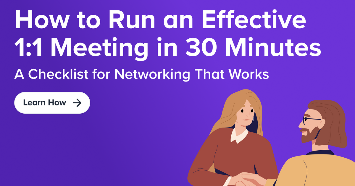 How to Run an Effective 1:1 Meeting in 30 Minutes - Alignable
