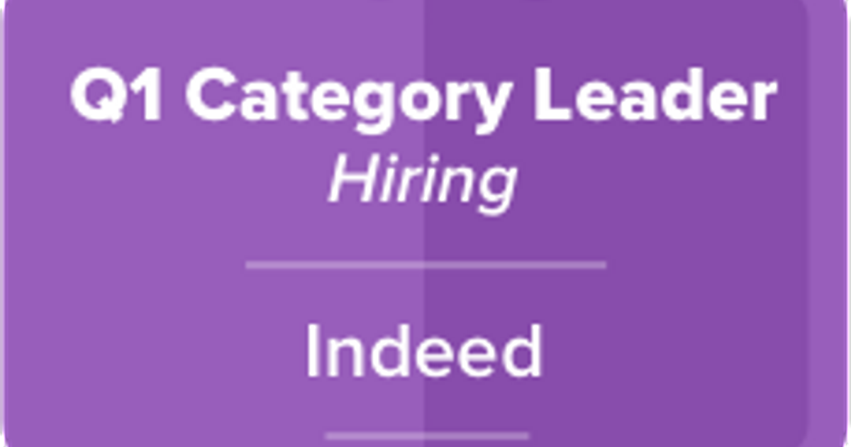 Indeed Voted by Small Business Owners as Most Trusted Brand in Hiring ...