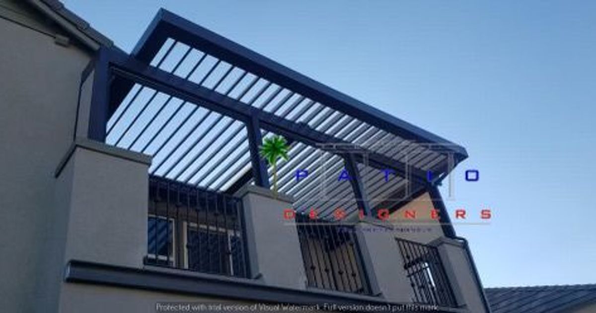 Louvers built on the second story of a balcony! , West Sacramento CA ...