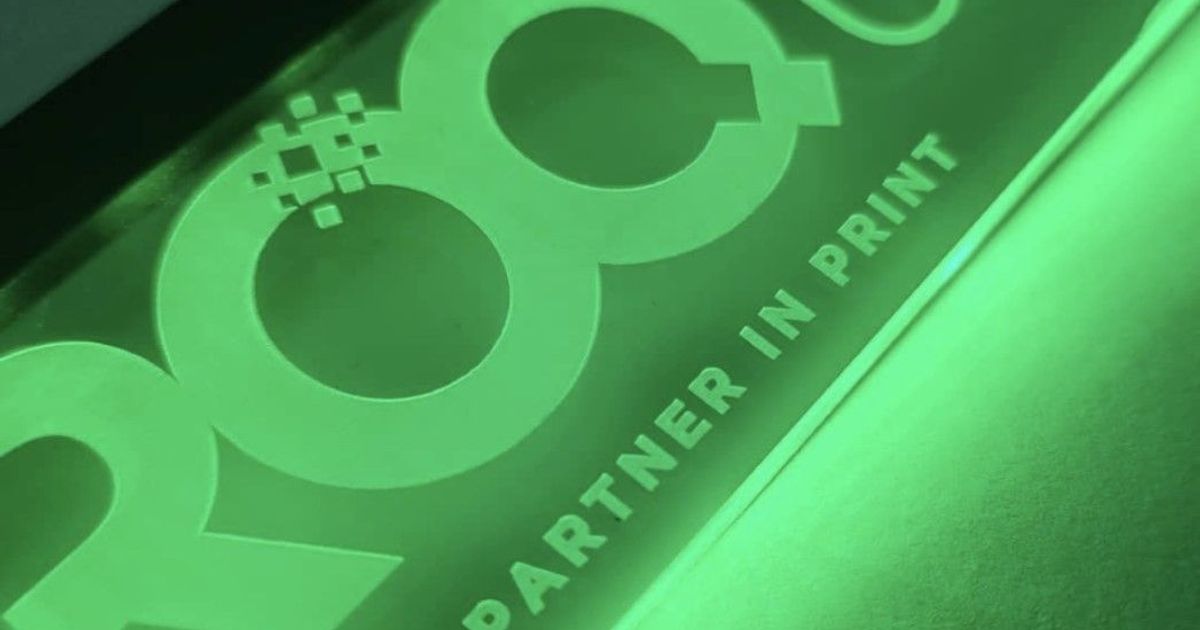 Acrylic laser engraved signage with LED lighting., Printing & Signs ...