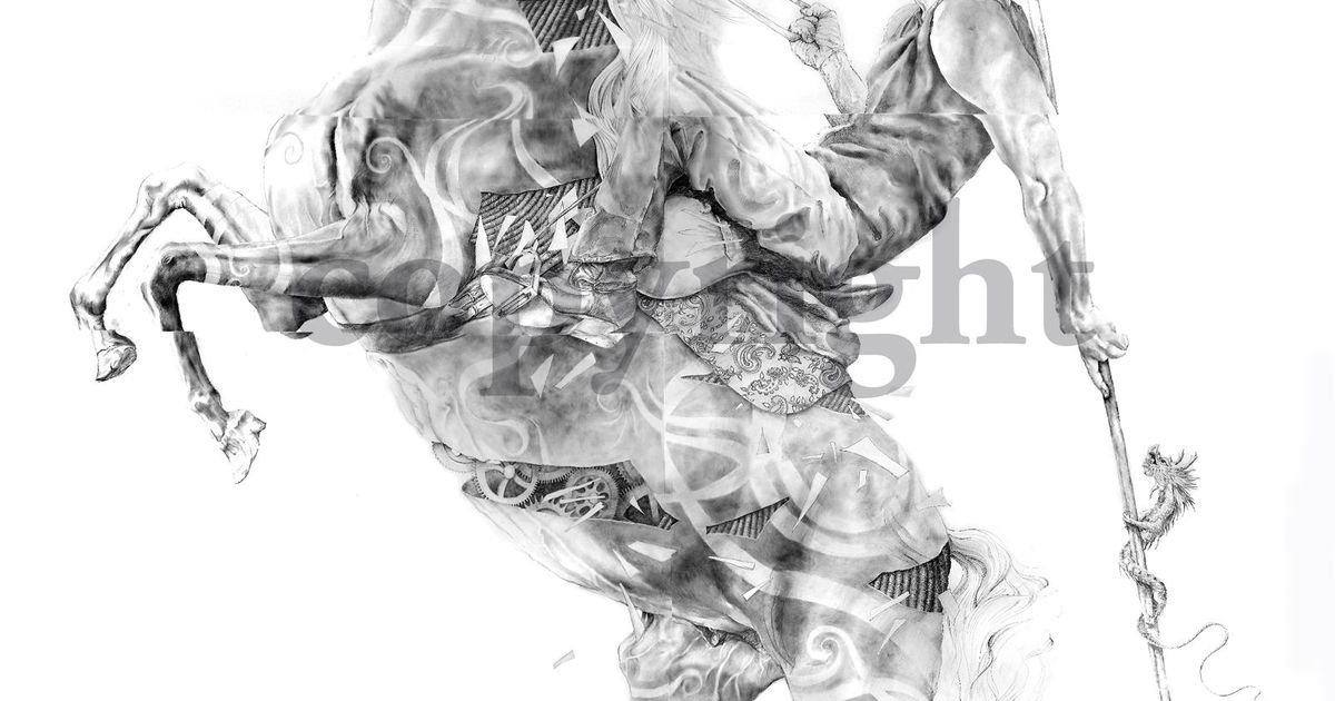 large very detailed pencil drawing., Fine Visual Arts - Alignable