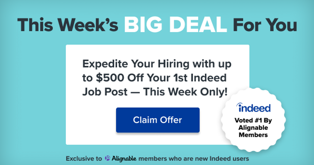 Special Deal From Indeed - Alignable