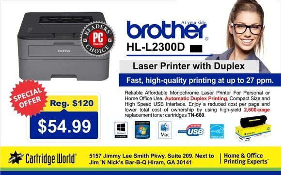 Brother‬ HLL-2300D Compact, Personal ‪#‎Laser‬ ‪#‎Printer‬ with Duplex ...
