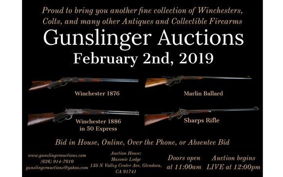 Winter Firearms Auction By Gunslingers Gun Shop In Glendora Ca Alignable