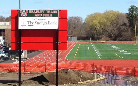 We installed the new Beasley Track and Field scoreboard... by Sardella ...