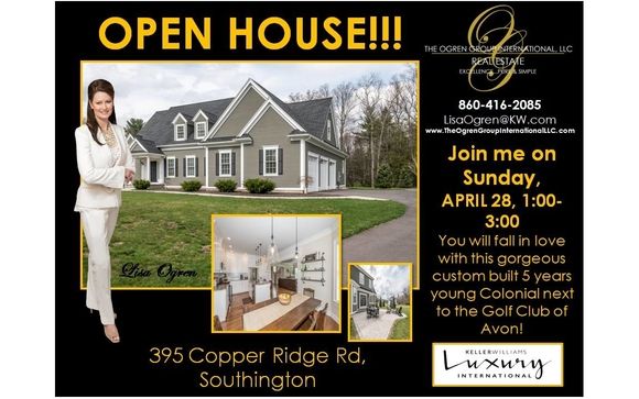 OPEN HOUSE at 40 FAIRVIEW RIDGE, AVON by Lisa Ogren at Keller Williams ...