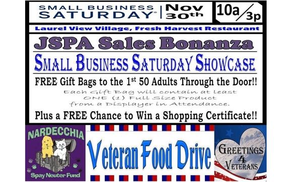 Small Business Saturday Showcase And Customer Appreciation Bonanza By Jspa Sales Bonanza In