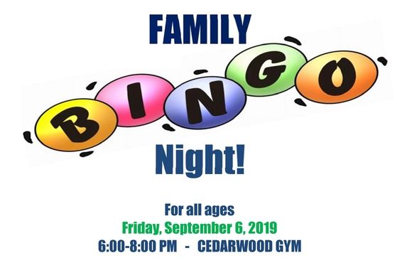 Family Bingo Night at Cedarwood School by Cedarwood School in ...