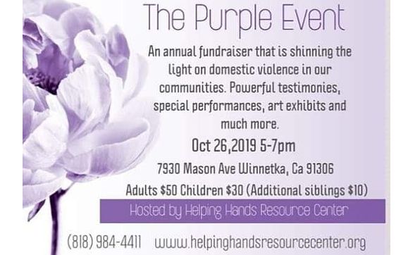 The Purple Event by Helping Hands Resource Center in Los Angeles, CA ...