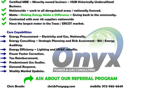 FREE Energy Analysis by Onyx Power & Gas Consulting in Dallas, TX ...