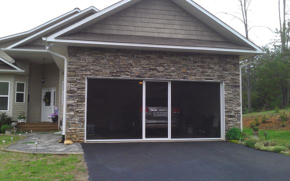 Visit and Learn About the patented Lifestyle Screens garage screen door ...
