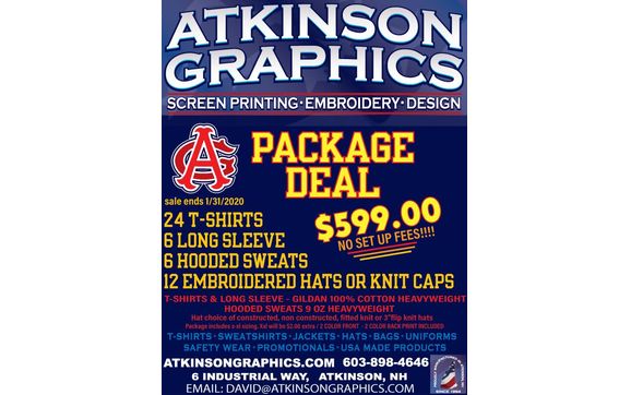 Package deal by Atkinson Graphics in Atkinson Area - Alignable