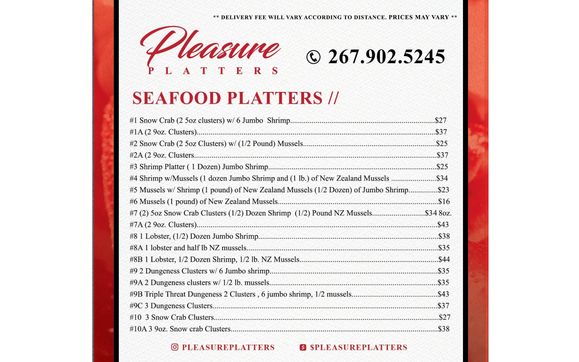 Pleasure Platters by Pleasure Platters Seafood in Philadelphia, PA ...