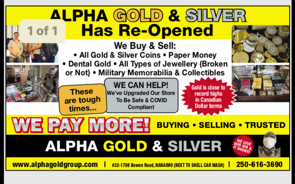 Alpha Gold & Silver by Alpha Gold & Silver in Nanaimo, BC - Alignable