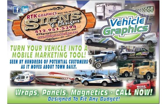 Vehicle Graphics 3 by RTK Signs & Designs in Mckeesport, PA - Alignable