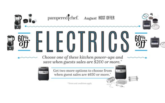Pampered Chef August Host Special by Jeannie Johnson, Independent ...
