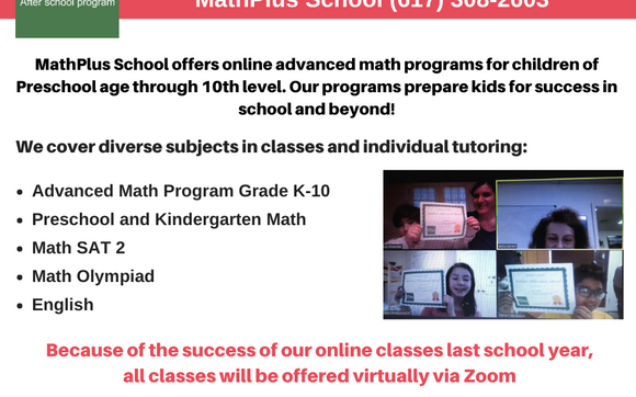 MathPlus School by MathPlus School in Newton, MA - Alignable