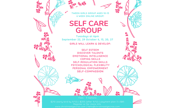 Self Care Group for Tween Girls by Christina Algeciras - Benestar ...