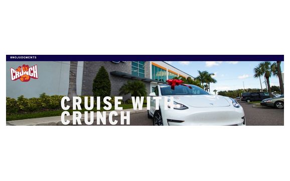 Free 3 day Guest pass and entry to win 42K or a tesla by Crunch fitness ...