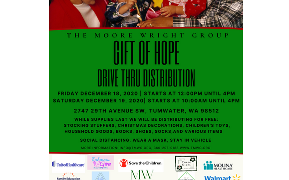 Gift of Hope Distribution by The Moore Wright Group in Tumwater, WA ...