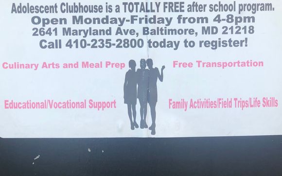 Open enrollment for 2021 by The Adolescent Clubhouse in Baltimore, MD ...