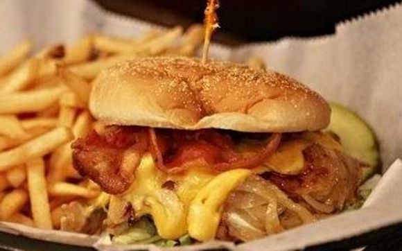 Shaw's Burgers *Football Special* by Shaws Bar & Grill in Minneapolis ...