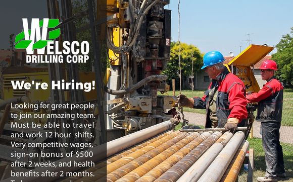 Hiring Event - Welsco is now hiring! by Reno Well Drilling in Spanish ...