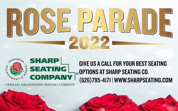 2022 Rose Parade Tickets On Sale Now! by Sharp Seating-Official Rose ...
