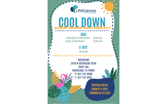 MRI scan Summer Cool Down Specials* by LifeSciences Imaging Partners ...
