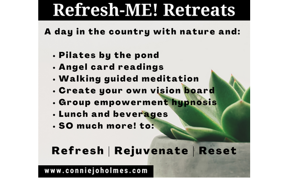Women's Refresh-ME Retreat! by BU2BFULL Hypnosis and Coaching in ...