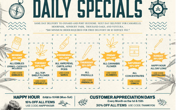 Daily Deals at Wheelhouse by Wheelhouse Cannabis Dispensary & Delivery ...