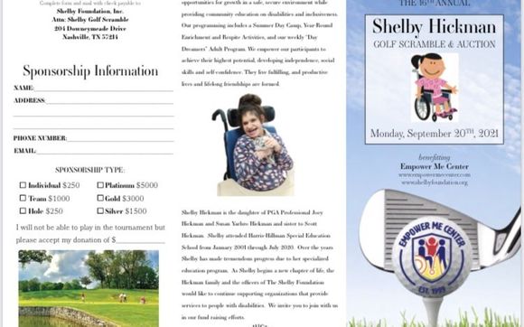 16th Annual Shelby Golf Scramble & Auction by The Shelby Foundation in ...