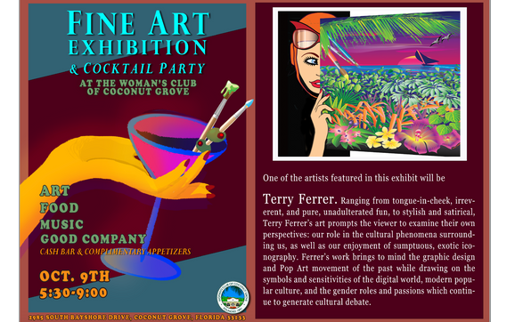 Fine Art Exhibition and Cocktail Party — Coconut Grove Woman's Club by ...