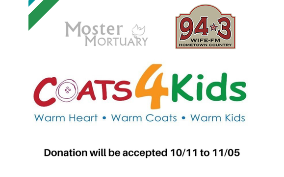WIFE 94.3fm Coats 4 Kids by Whitewater Broadcasting in Connersville ...
